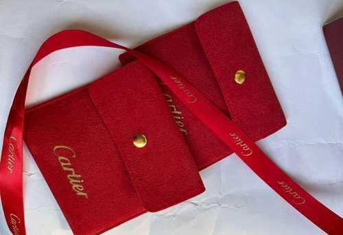 Чехол Cartier бархатный для ювелирных украшений