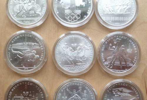 Серебряные монеты "Олимпиада-80"