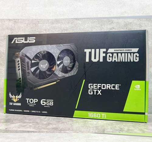 Видеокарта Asus TUF 1660 TI 6Gb Gaming
