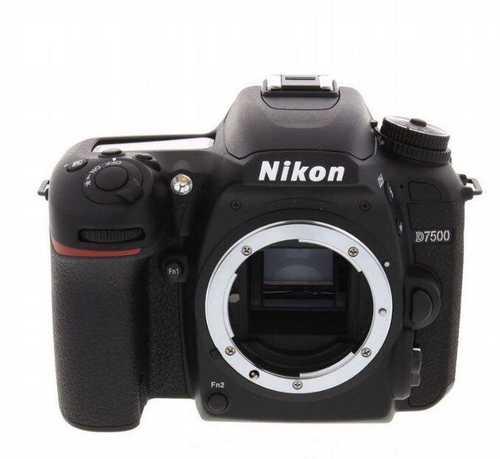Зеркальный фотоаппарат nikon d7500 body
