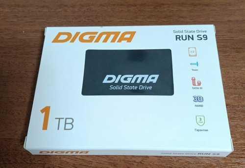 SSD диск digma Run S9 2.5" 1 тб, новый