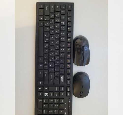 Беспроводная клавиатура и мышь logitech