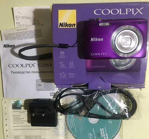 Nikon coolpix S2800 Purple