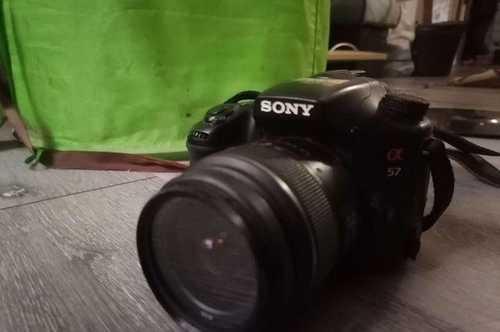 Зеркальный фотоаппарат Sony а57