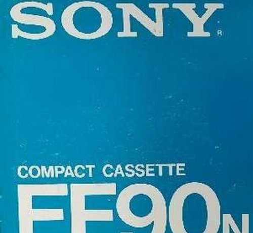 Аудиокассеты новые Sony ef90 оригинал