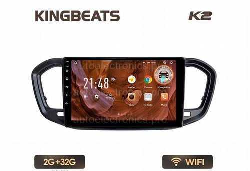 Магнитола Kingbeats K2 2G+32G для Лада Веста NG