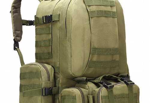 Рюкзак тактический 45 литров военный с 2 подсумкам