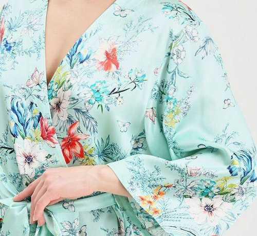 Luna di Seta шёлковый халат vlst60977