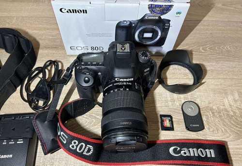Canon 80D объектив 18-135 IS STM + ду