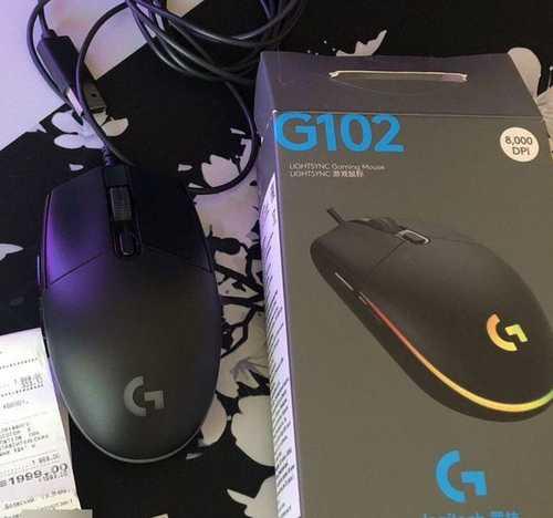 Игровая мышь logitech g102 lightsync