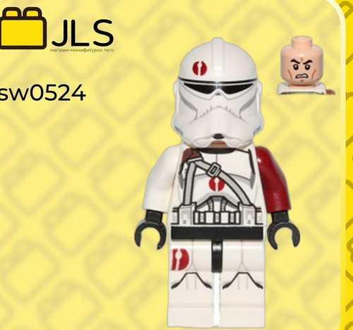 Lego Минифигурка sw0524 Clone barc Trooper, 91st Mobile Reconnaissance Corps (Phase 2) - Scowl