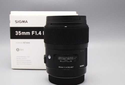 Sigma AF 35mm f/1.4 DG HSM Art Canon EF (like new)