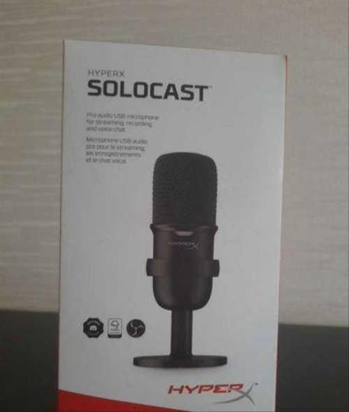 Микрофон hyperx solocast