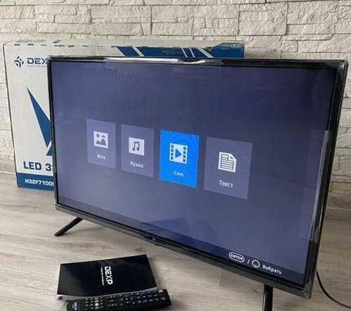 Новый телевизор Dexp h32f7100c