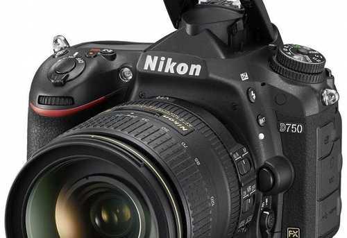 Зеркальный фотоаппарат nikon d750 новый