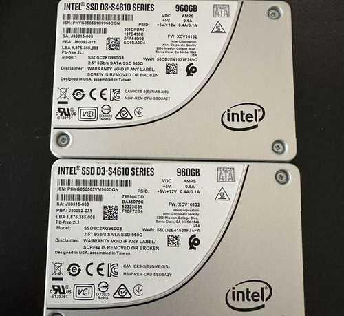 Intel SSD S4610 960GB