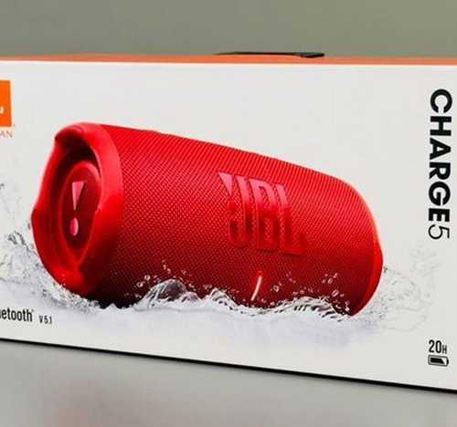 Портативная акустика JBL Charge 5, красная