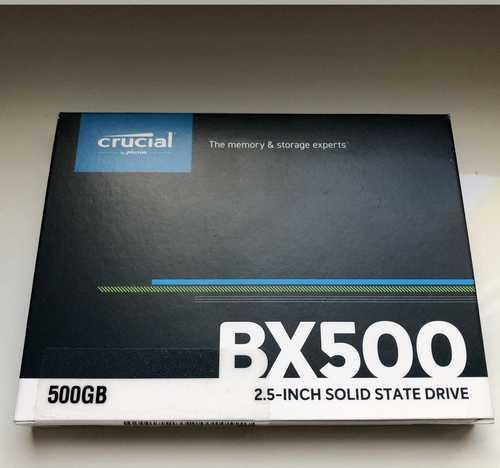 Новые запечатанные SSD Crucial 500gb оригинал