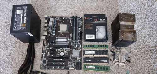Комп. комплектующие AM3+, FX FD6300, 24GB, 1 Tb