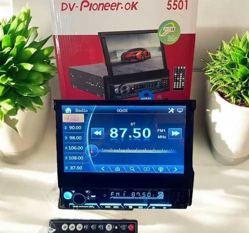 Автомагнитола Pioneer.Ok 5501 с выдвижным экраном