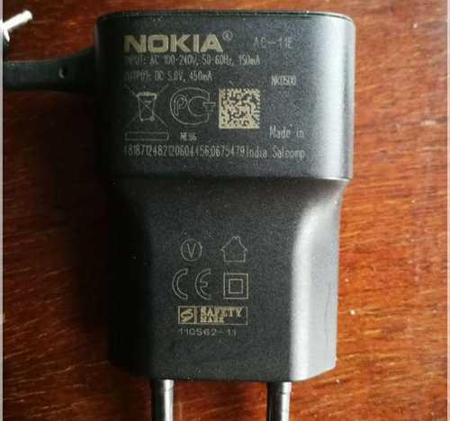 Зарядное устройство для телефона Nokia