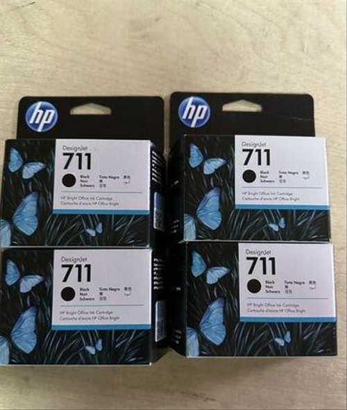 Картридж HP 711 (black) 80мл (CZ133A)