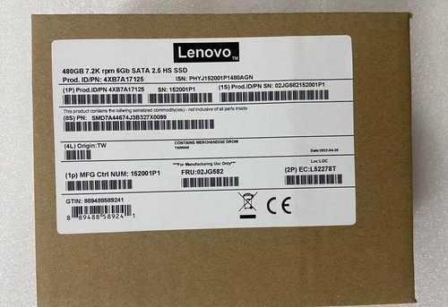 Жесткий диск SSD Lenovo 4XB7A17125 480GB