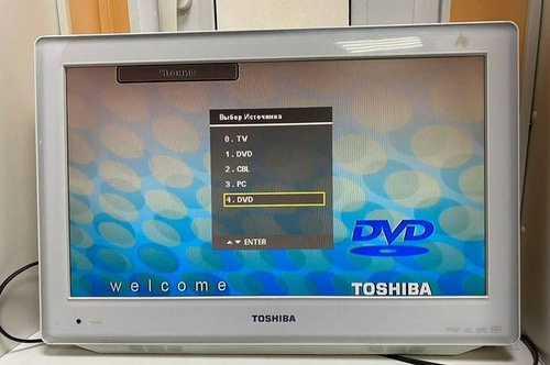 22" Телевизор Toshiba 22sldt3 + DVD (В)