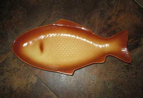 Блюдо для рыбы керамика