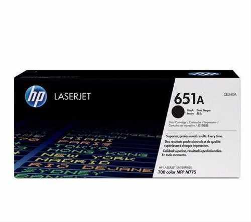 Лазерный картридж HP 651A черный 13 500 стр