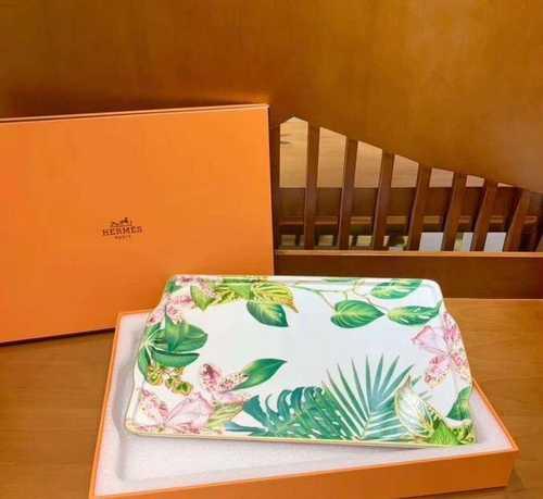 Костяной поднос Hermes Passifolia
