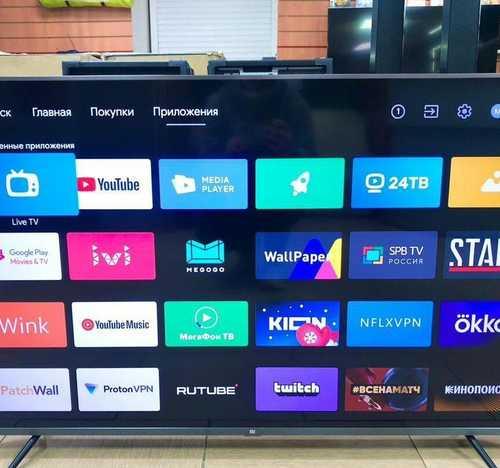 Телевизор xiaomi 55 4к android SMART tv