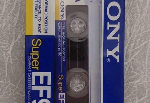 Аудиокассета новая Sony EF90 Super