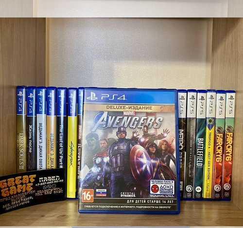 Игры PS4: Marvel's Avengers/Mcтитeли