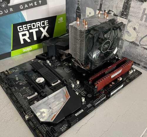 Комплект Ryzen 5 3600 + B450 + 16GB + Gammaxx 300