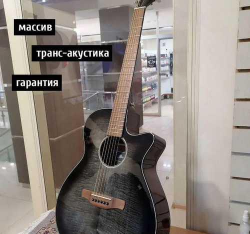 Транс-акустическая гитара ibanez AEG70-TCH