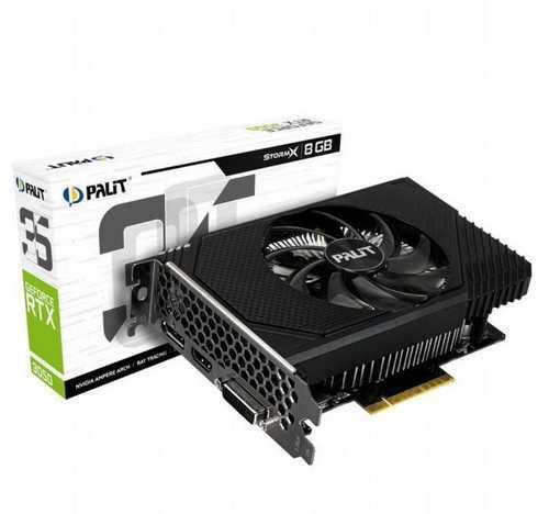 Видеокарта Palit RTX 3050 stormx 8GB