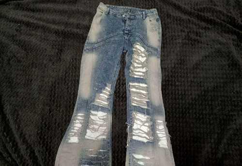 Джинсы Rick Owens type кастом