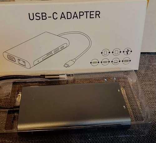 USB type-c hub rj45 hdmi