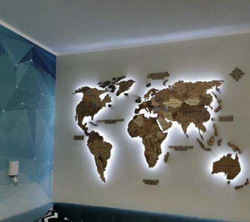 Карта мира на заказ