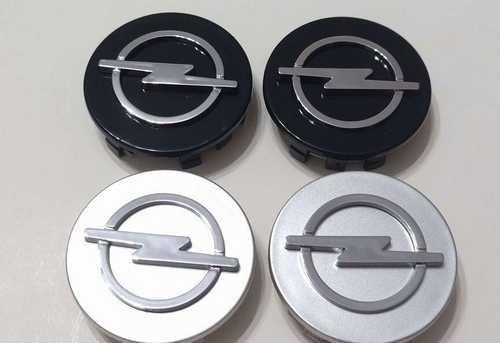 Колпачки заглушки на литые диски Opel, Опель 58мм