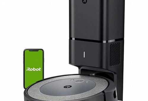 Робот-пылесос irobot Roomba i3+, серый/черный i355