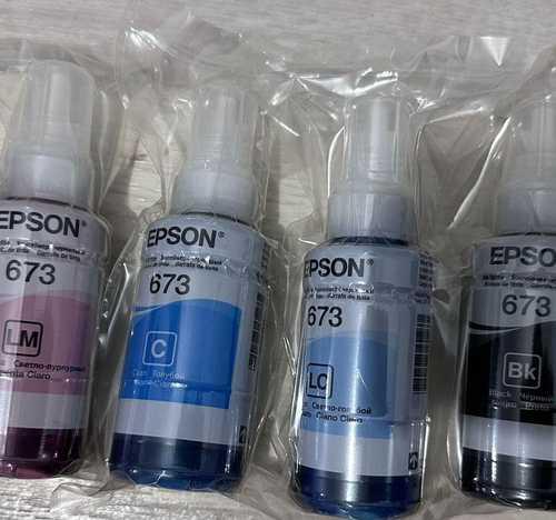 Чернила epson 673 epson l800 epson l805