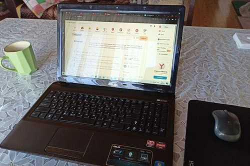 Ноутбук Asus K52DR, 8gb, ssd