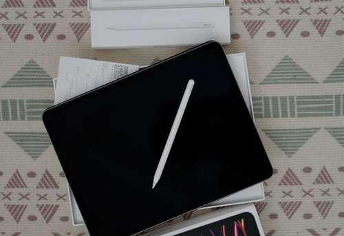 Apple iPad PRO 12,9", (M2) WI-FI 128 гб + applepan