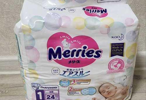 Подгузники Merries S 24