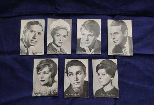 Карточки с советскими актерами