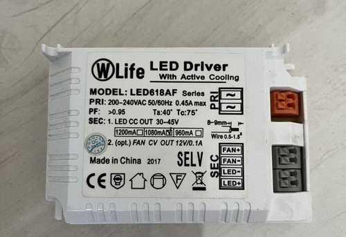 Блок питания Wlife led driver model: led618af