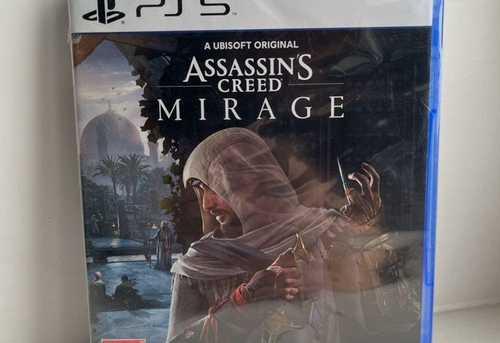 Assassins creed mirage диск PS5