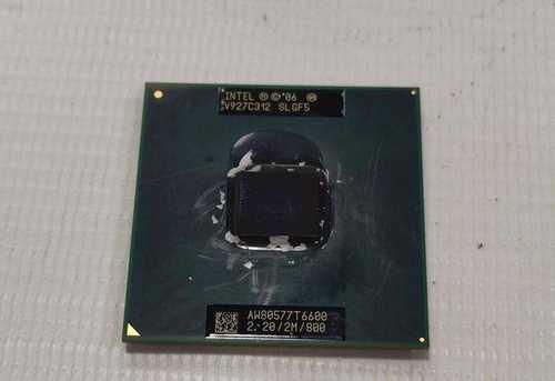 Процессор Intel Core 2 Duo T6600 slgf5, 2,2 ггц